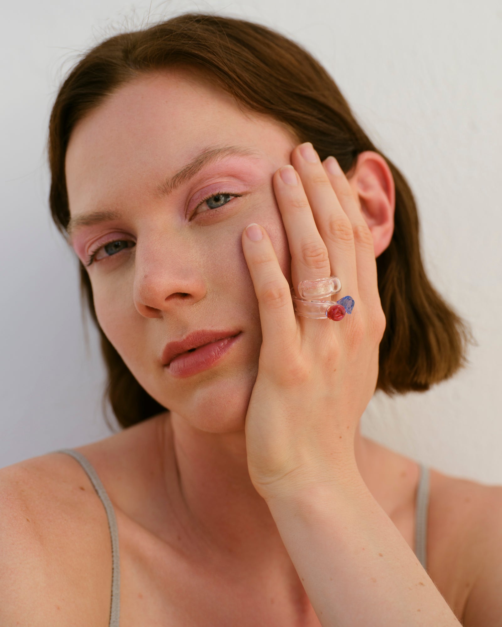 Aomori Necklace - Handcrafted Glass Jewelry by Cajal